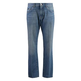 Dolce & Gabbana Klassische Denim Jeans mit Logo auf der R&uuml;ckseite - - Jeans - Herren - Blau - S