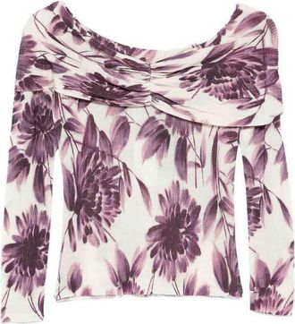 Twinset Rundhalspullover - Weiß