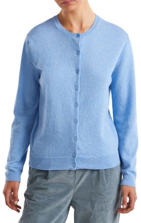 Benetton Damen Maglia Coreana M/L 1002d5485 Strickjacke, blau, XS