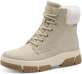 Jana Femme Damen WL Lace Boot Tex + Vegan Botte Tendance, Ecru, 37 EU