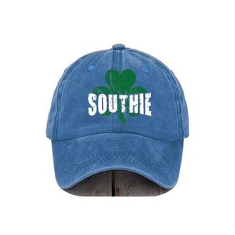 Generic Casquette de baseball unisexe r&eacute;tro St Patrick Motif tr&egrave;fle, bleu ciel, M