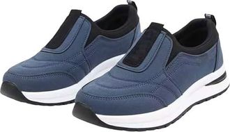 Generic Chaussures De Sport Slip-on pour Femmes Baskets de Course D&eacute;contract&eacute;es sans Lacets Semelle Souple Chaussures De Marche L&eacute;g&egrave;res Fitness Gym Outdoor Sn