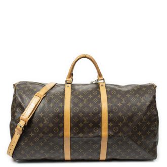 Louis Vuitton Crossbody Bags - Keepall Bandouliere 60 - Gr. unisize - in Braun - f&uuml;r Damen