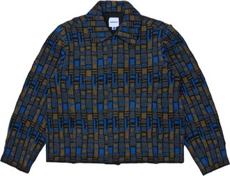 Ader Error Homme, Vestes, Multicolore, Taille: L Veste en Maille Jacquard