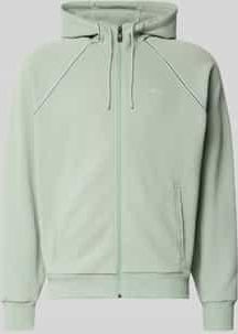 HUGO BOSS Regular Fit Sweatjacke aus Baumwoll-Mix
