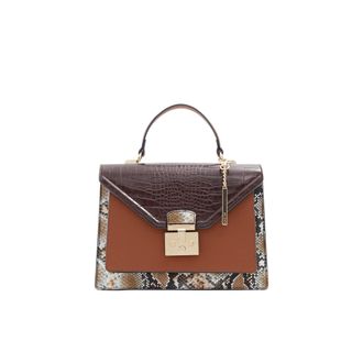 Aldo Damen Clairlea Tasche mit Tragegriff Oben, Andere Braun