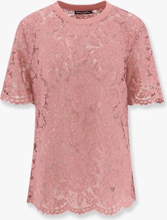 Dolce & Gabbana Dg floral lace top - DOLCE & GABBANA - gender_Woman