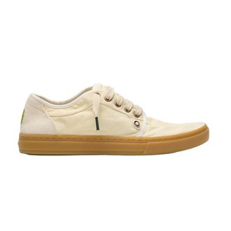 Satorisan Heisei Gaia Terra.2 - Casual Sneaker Herren und Damen - Vintage Textil Sportschuhe Bequem, Nachhaltig und Dauerhaft - Farbe Pampas White - Gr&ouml;&szlig;e 42