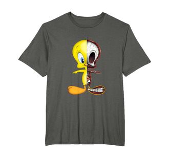 Looney Tunes Looney Tunes Tweety Half Skeleton T-Shirt