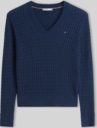 Tommy Hilfiger Regular Fit Pullover aus reiner Baumwolle