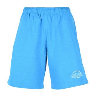 Sporty & Rich Femme, Shorts, Bleu, Taille: 38 FR Shorts d&eacute;contract&eacute;s