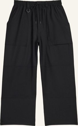Yohji Yamamoto Y-3 Weite Hose Aus Wolle schwarz