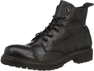 Selected Femme Sfbetty Laceup Bottes F Combat, Noir, 38 EU