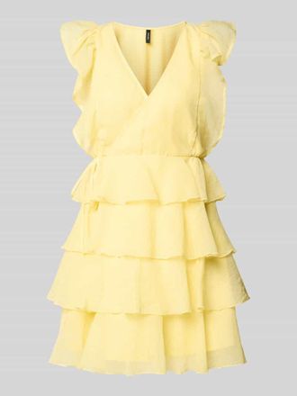 Vero Moda Tailliertes Cocktailkleid mit Wickeloptik Modell SABRINA