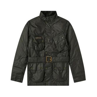 Barbour International SL Wax Jacket - - Coats - Herren - Gr&uuml;n - 2XL