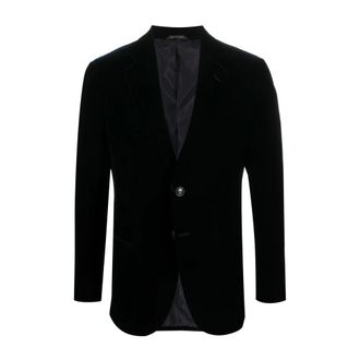 Giorgio Armani Herren, Jacken, Schwarzk, 2XLGr&ouml;&szlig;e