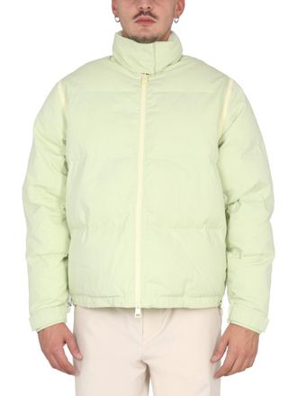 Sunnei Cotton High-Neck Zip Jacket - Green