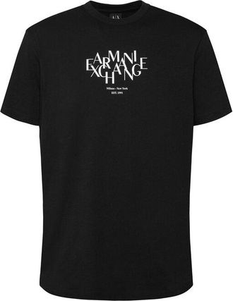 A|X Armani Exchange T-Shirt XM002782 AF10356 UC001 Schwarz Regular Fit
