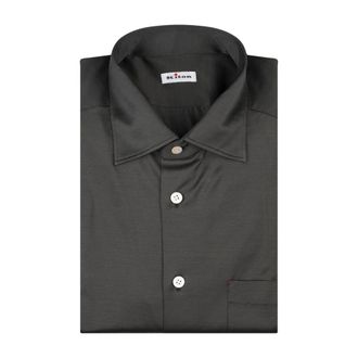 Kiton Homme, Chemises, Gris, Taille: M Kiton Chemises Grey