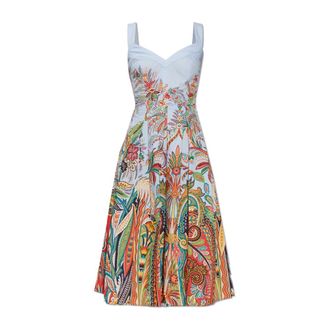Etro Bedrucktes Kleid - - Dresses - Damen - Mehrfarbig - 2XS