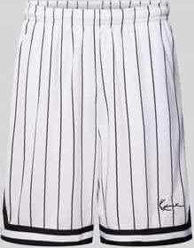 Karl Kani Loose Fit Shorts mit Label-Stitching