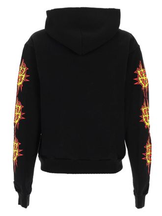 Balenciaga Logo Cotton Sweatshirt - Black