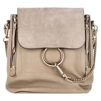 Chlo&eacute; Pre-owned Leder reisetaschen - - Pre-owned - Damen - Beige - ONE SIZE