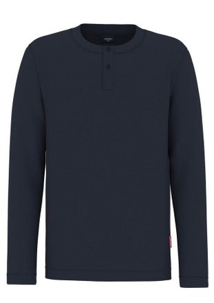 Joop Langarmshirt Iram mit kleiner Knopfleiste