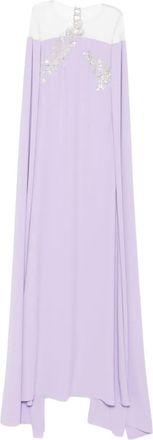 Cristallini robe longue Kassandra - Violet