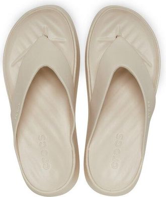 Crocs Zehentrenner Getaway Platform Flip 209410 Beige