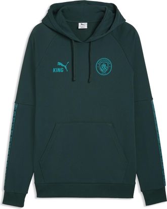 Puma Hoodie KING Manchester City Homme, Accessoires, Vert, XXL