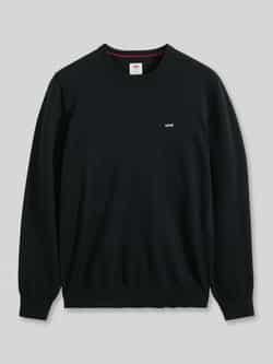 Levi's Regular Fit Pullover aus Baumwoll-Mix mit Logo-Stitching