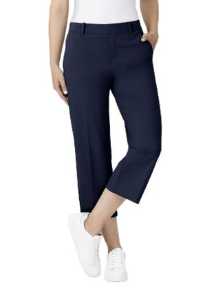 Stehmann Fenja2-658, leichte, stretchige Culotte mit seitlichen Taschen Gr&ouml;&szlig;e 36, Farbe Marine