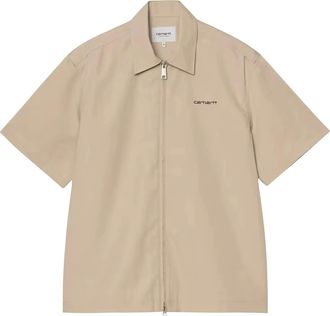 Carhartt Work in Progress Chemise Zipp&eacute;e S/S Postal Zip Carhartt WIP