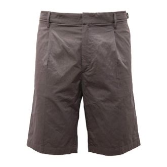 Paolo Pecora Graue Bermuda-Shorts Baumwolle Elasthan Modell - - Shorts - Herren - Grau - L