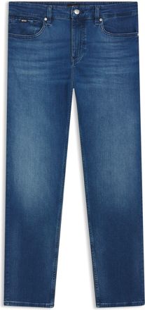 BOSS Herren H-Delaware Delaware Slim-Fit Jeans aus blauem Stretch-Denim Blau 32/30