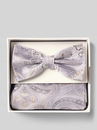 Prince Bowtie Fliege und Einstecktuch im Set aus reiner Seide
