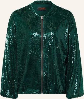 Miss Goodlife Miss Goodlife Blouson Glamour Glow Mit Pailletten gruen