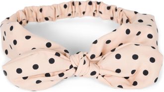 styleBREAKER Haarschmuck Haarband mit Punkte Muster und Schleife