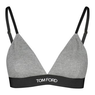 Tom Ford Logo-Tr&auml;ger Triangel-BH - - Underwear - Damen - Grau - M