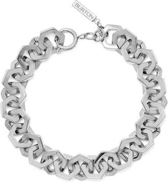 Olivia Burton Bracelet en Chaîne pour Femme Collection HONEYCOMB LINK en Acier Inoxidable - 24100090