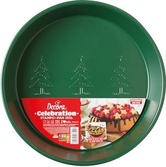 Decora 0080255 GRÜNE FORM CELEBRATION Ø 24,5 X 5 H CM ANTIADHERENT, Stahl