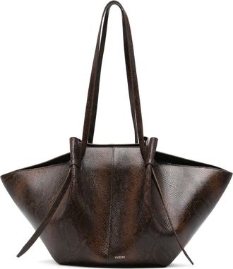 Yuzefi grand sac à main Mochi - Marron