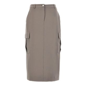 Theory Relaxed Cargo Rock - - Skirts - Damen - Grau - XS