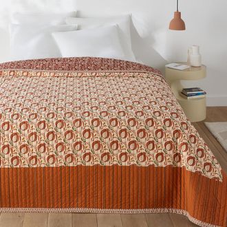 La Redoute Interieurs Couvre-lit Kantha Coton Lav&eacute; Aldea