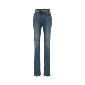 Balenciaga High Waist Slim Jeans - - Jeans - Damen - Blau - W28