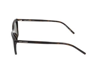 Saint Laurent Womens Sl Sunglasses Havana Acetate