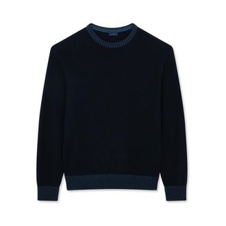 Paul & Shark Innovativer Soft Cool Touch Rundhalspullover - - Knitwear - Herren - Blau - M