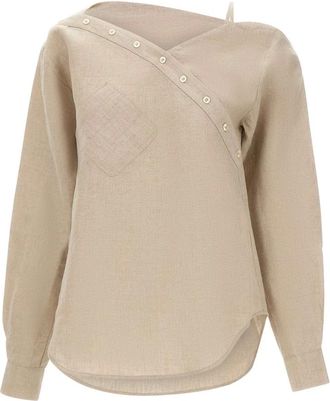 Coperni Femme, Blouses et Chemises, Beige, Taille: 38 FR Coperni Chemises Beige