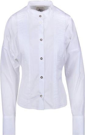 Semicouture Femme, Blouses et Chemises, Blanc, Taille: 46 FR Camicia Delicia